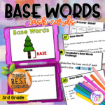 Vocabulary Base Words Task Cards - 3rd Grade - FL BEST | MagiCore