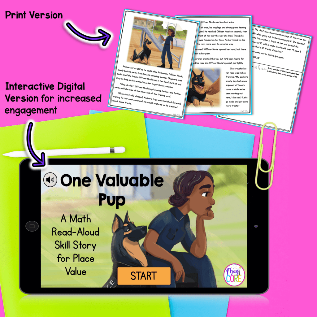 Interactive Math Stories - Place Value 1st Grade | MagiCore