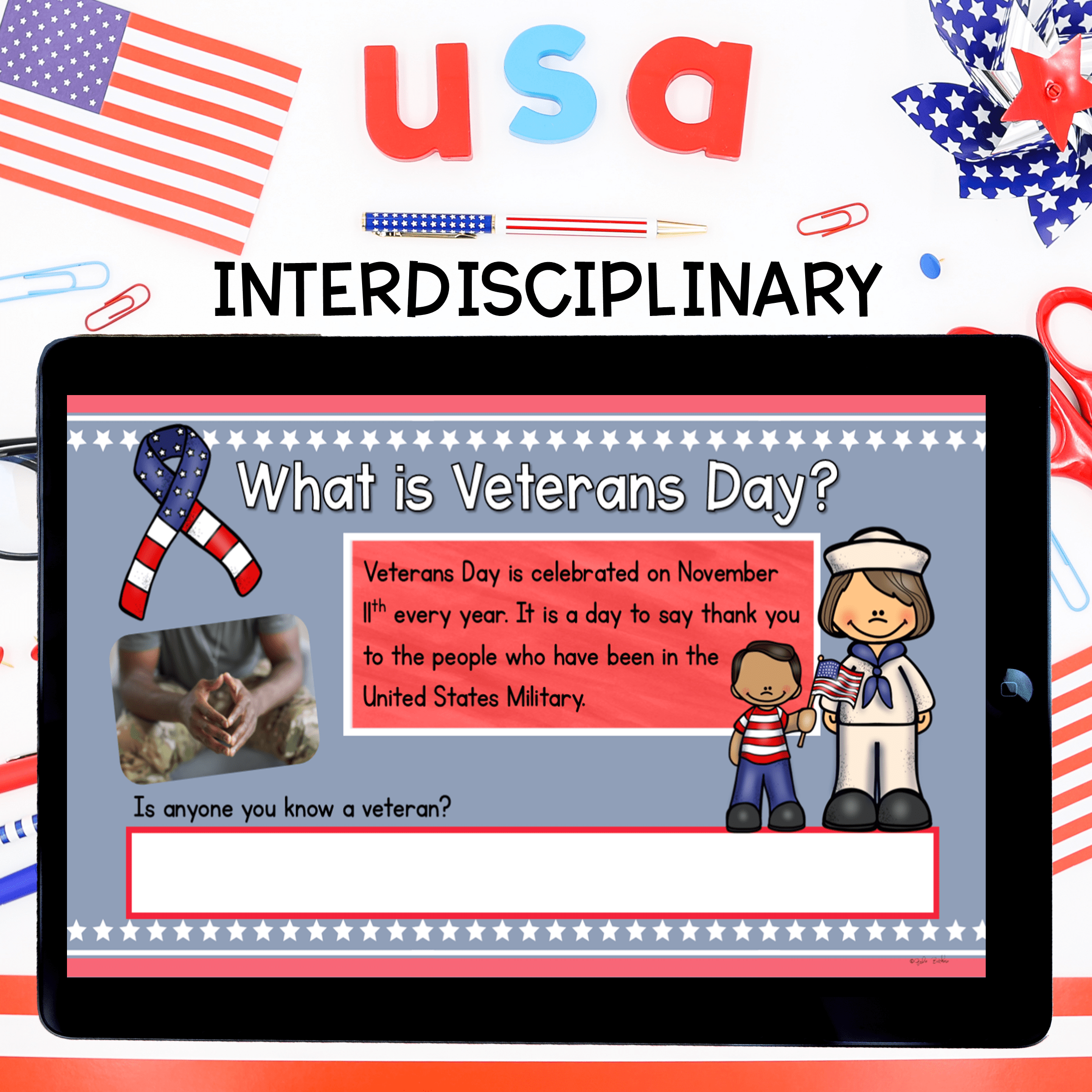 Virtual Field Trip Veterans Day 1st Grade | MagiCore