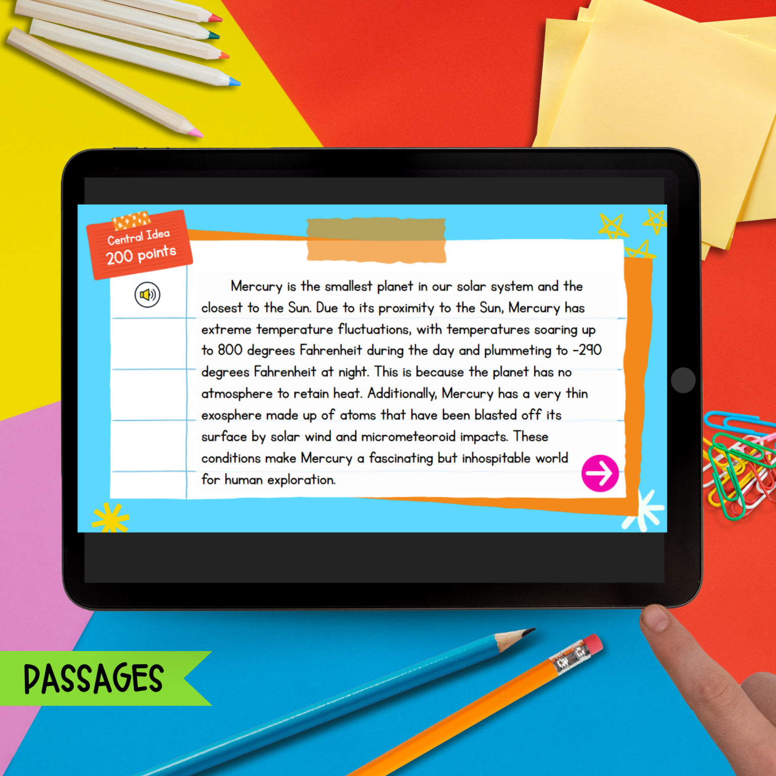 Jeopardy Style 6th Grade BUNDLE Reading Comprehension | MagiCore