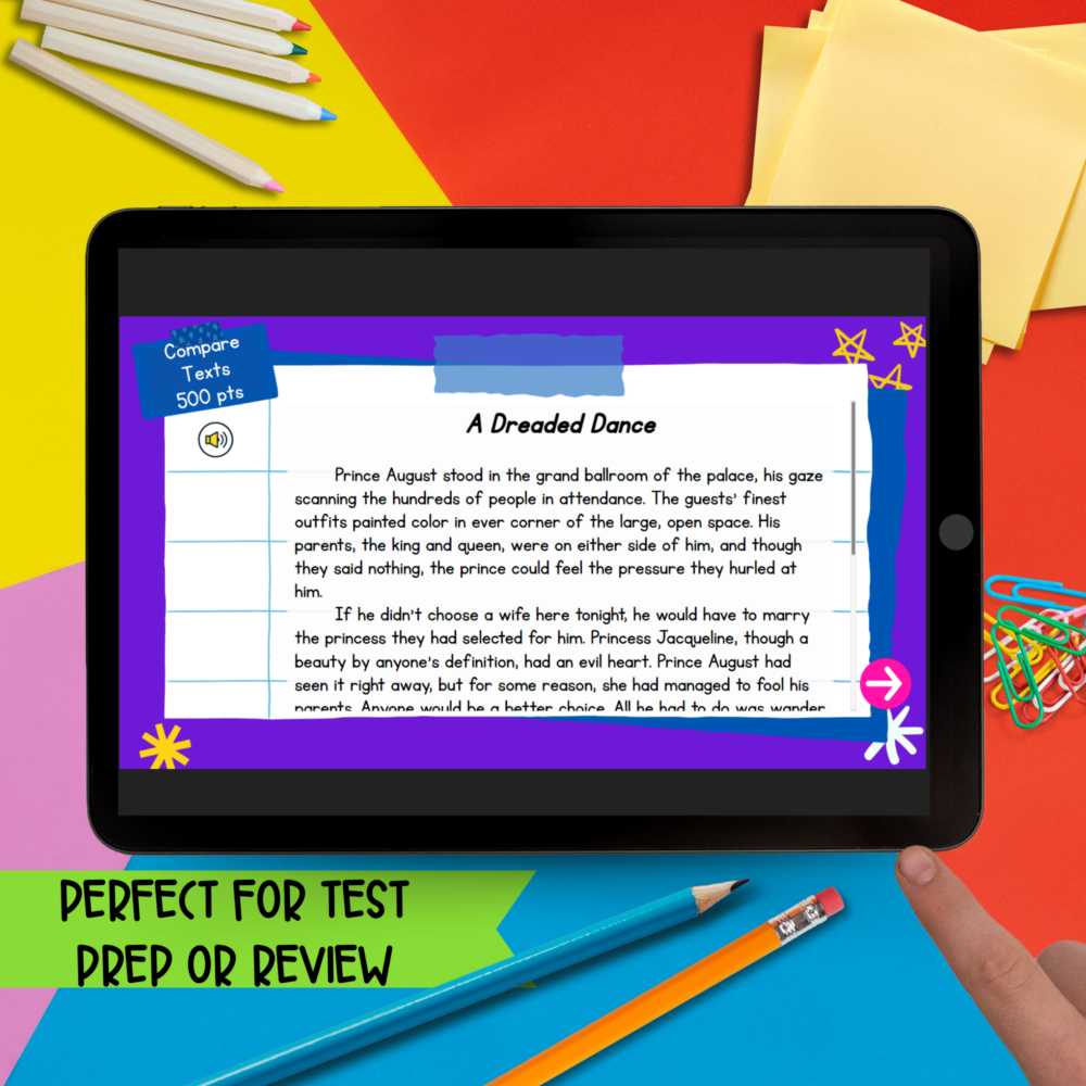 Jeopardy Style 6th Grade BUNDLE Reading Comprehension | MagiCore