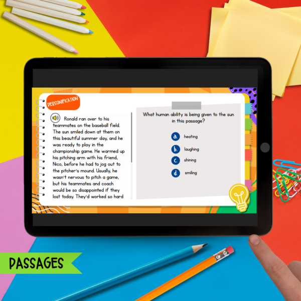 Jeopardy Figurative Language Reading Comprehension Review | MagiCore