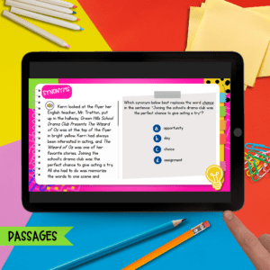 Jeopardy Vocabulary Reading Comprehension Review Quiz Game | MagiCore