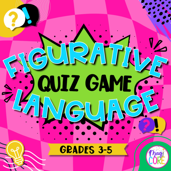 Jeopardy Figurative Language Reading Comprehension Review | MagiCore