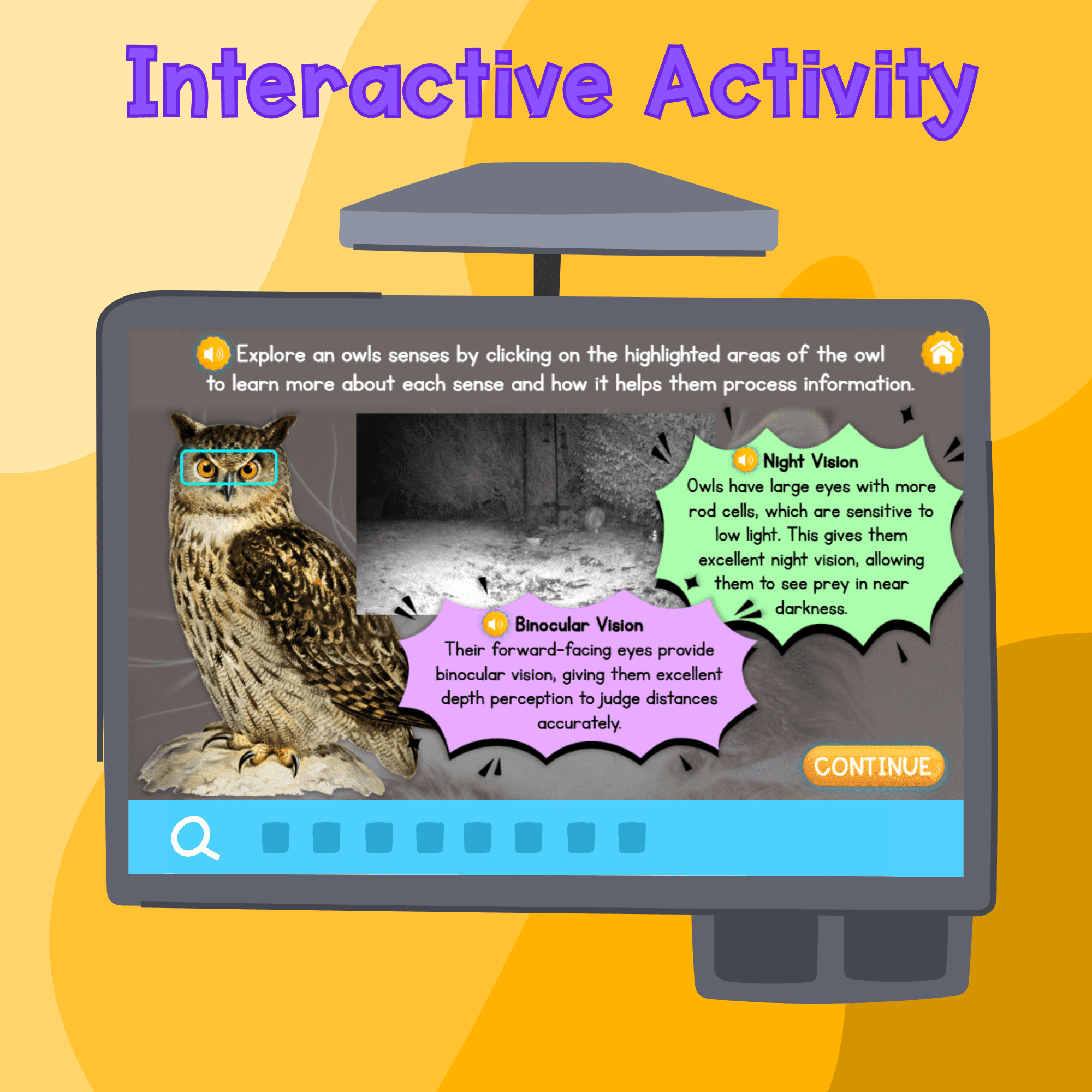 Sensation, Processing & Response Digital Science Activity 4th Grade ...